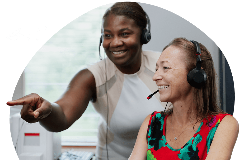 Answering Service Call Patching and Transferring